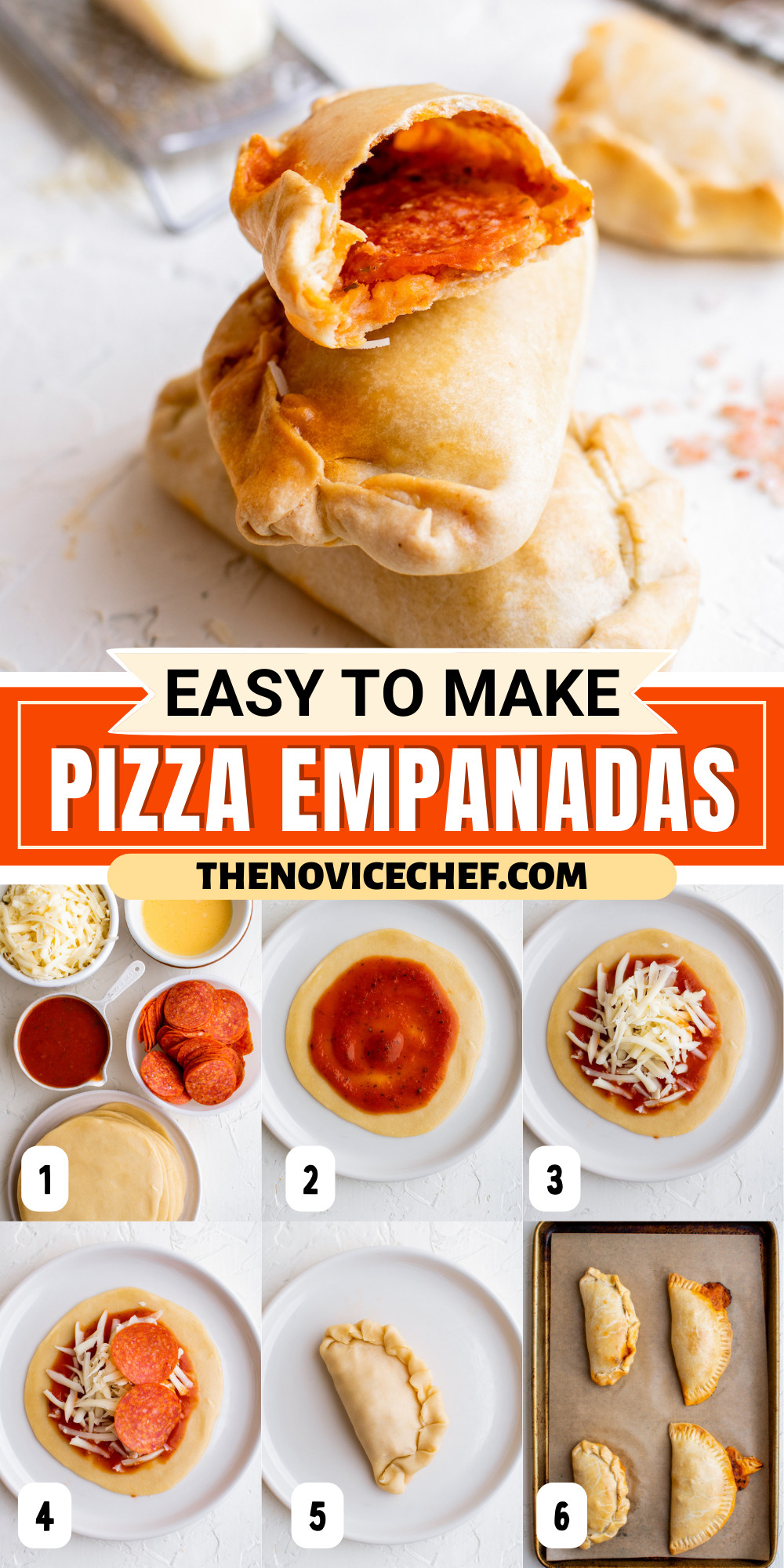Pizza Empanadas (Empanadillas de Pizza) | The Novice Chef