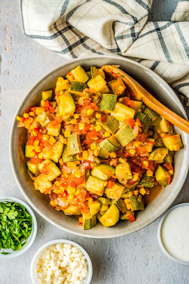 Calabacitas Recipe (Mexican Squash) | The Novice Chef