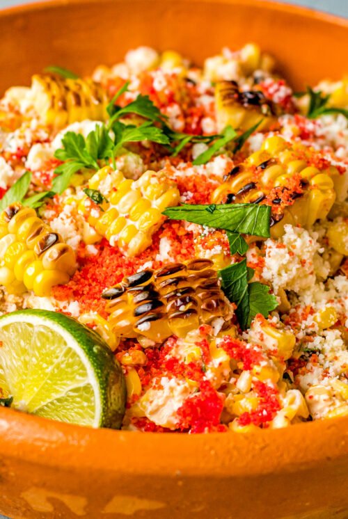 Mexican Street Corn Salad (Esquites) | The Novice Chef