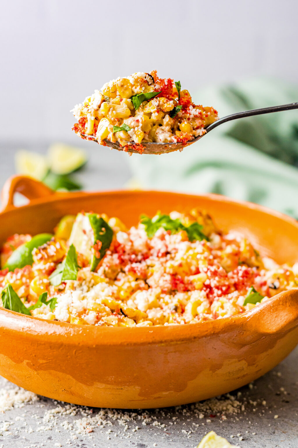 Mexican Street Corn Salad (Esquites) | The Novice Chef