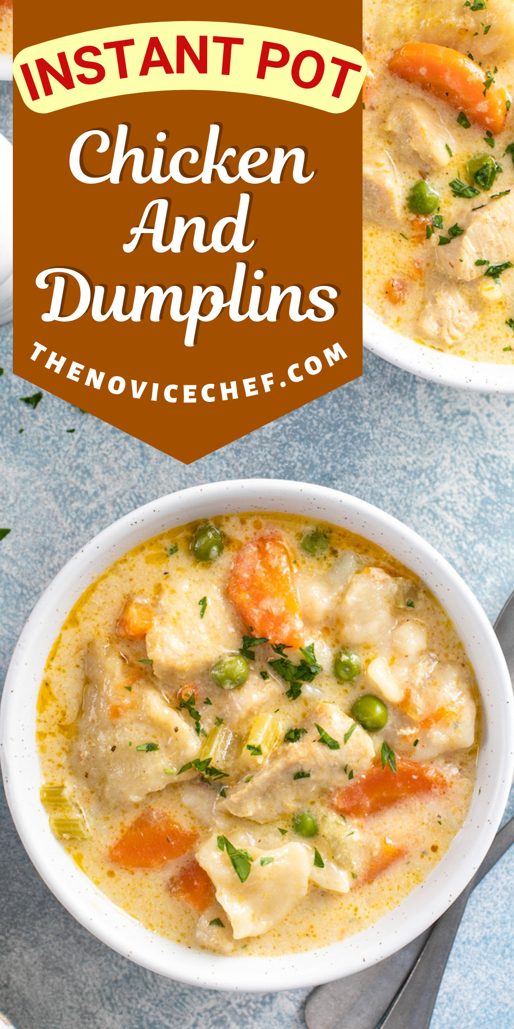 Instant Pot Chicken and Dumplings | The Novice Chef