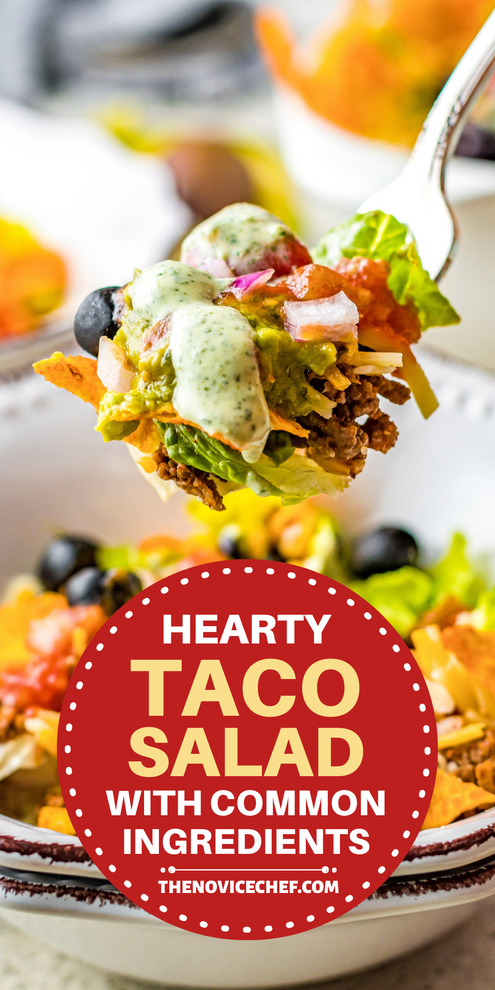 Beef Taco Salad Bowls The Novice Chef