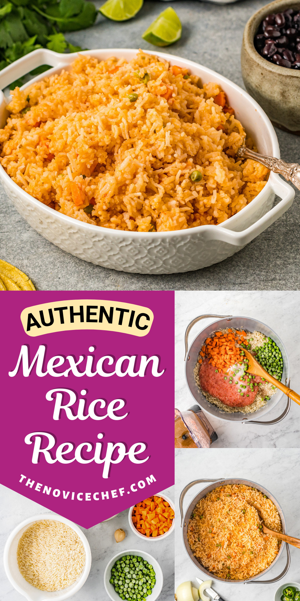 Easy Authentic Mexican Rice | The Novice Chef