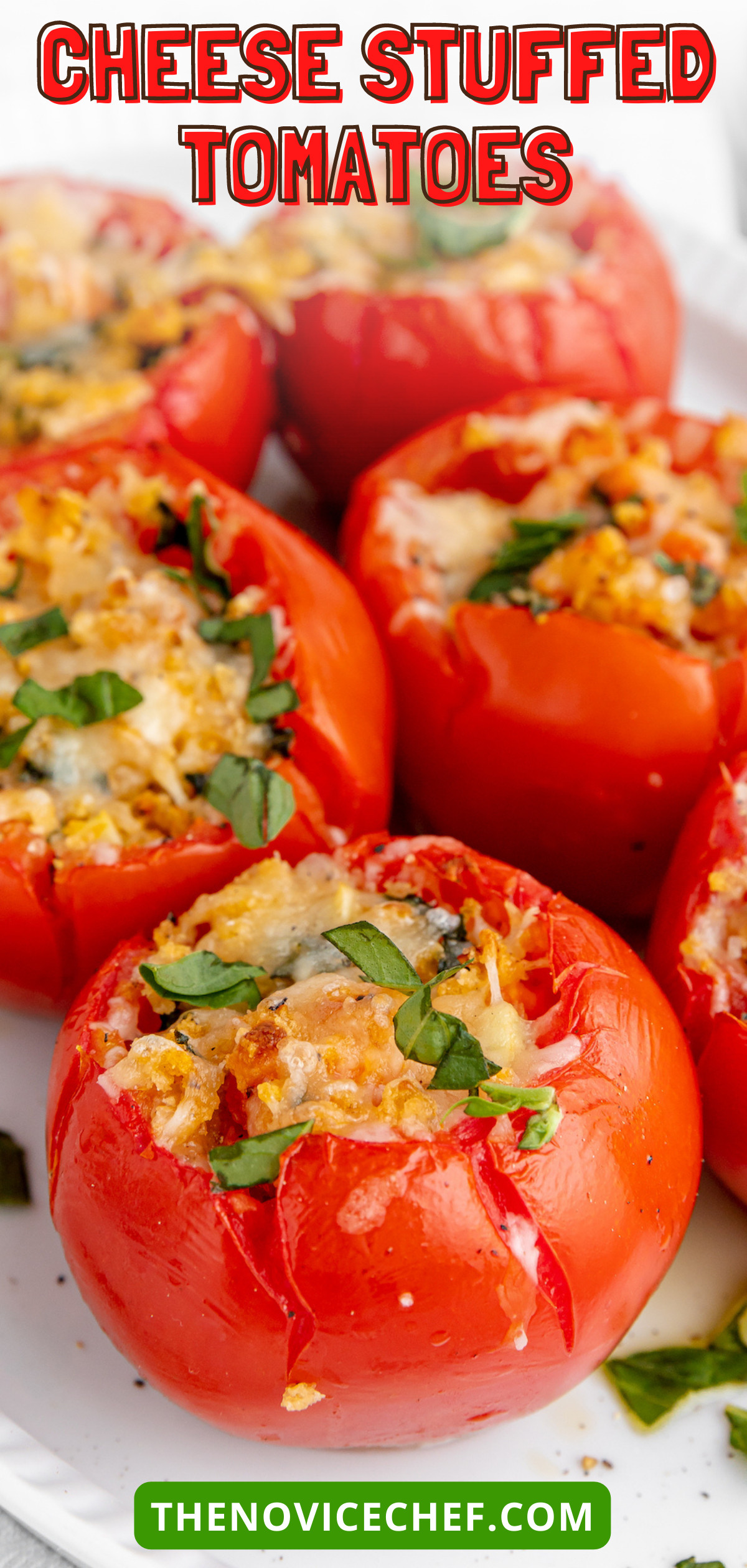 Cheese Stuffed Tomatoes Recipe | The Novice Chef