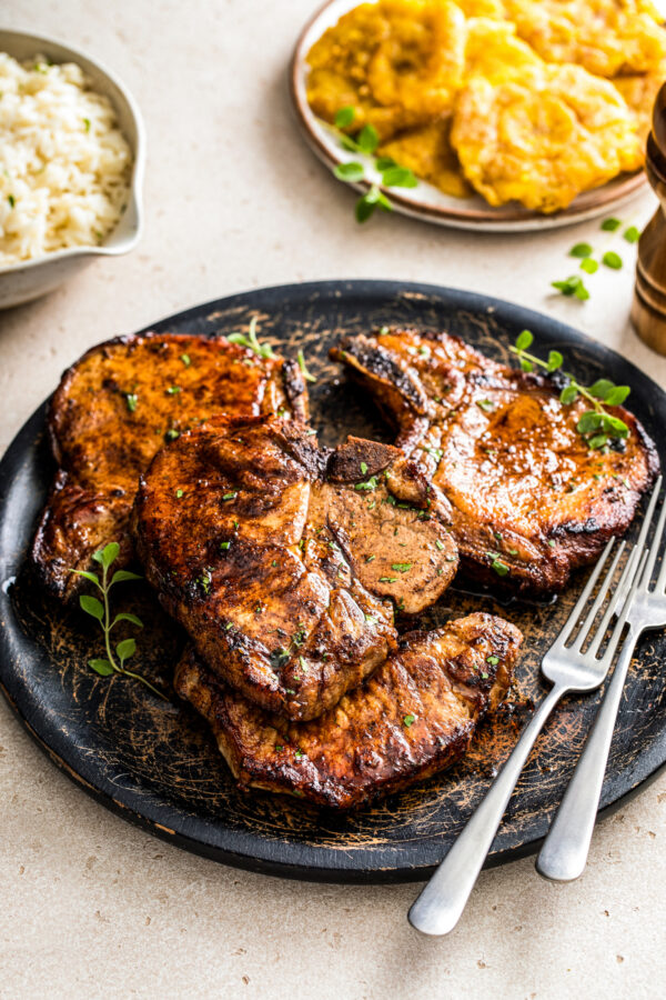 Chuleta Frita (Puerto Rican Fried Pork Chops) | The Novice Chef