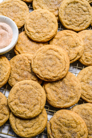 Maple Snickerdoodles (Mapledoodles) | The Novice Chef