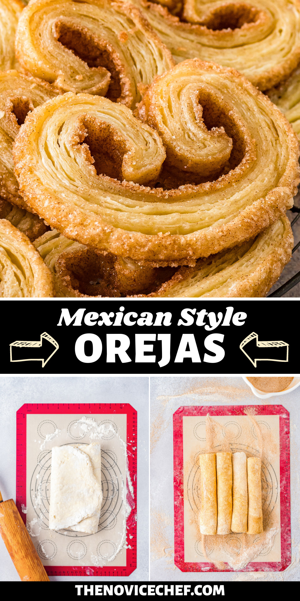 How to Make Orejas (Palmiers) | The Novice Chef