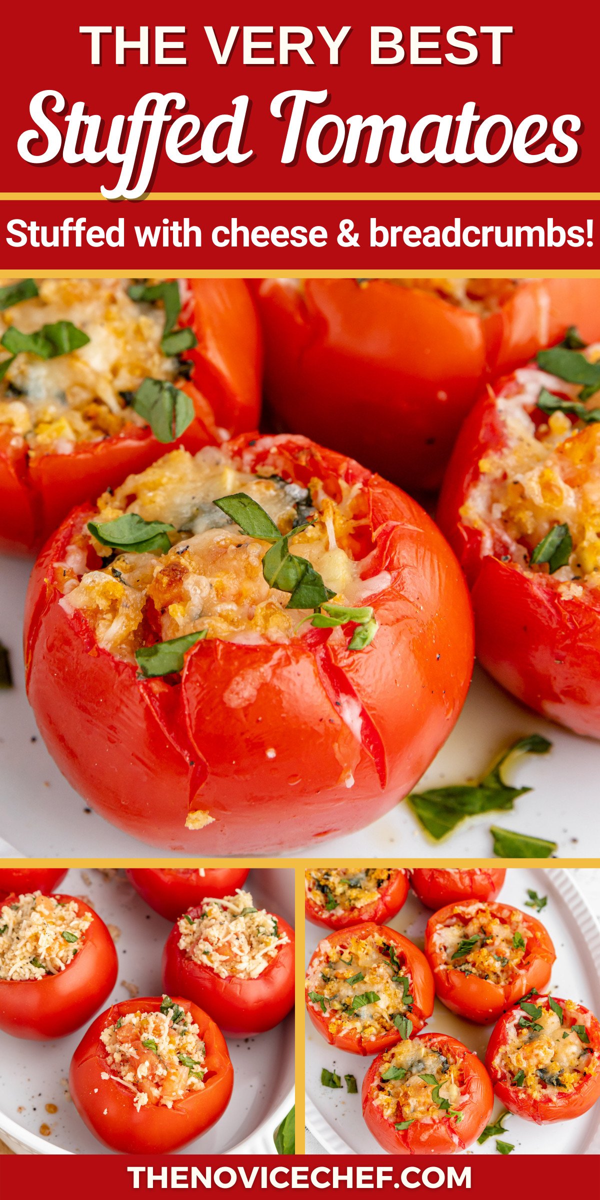 Cheese Stuffed Tomatoes Recipe | The Novice Chef