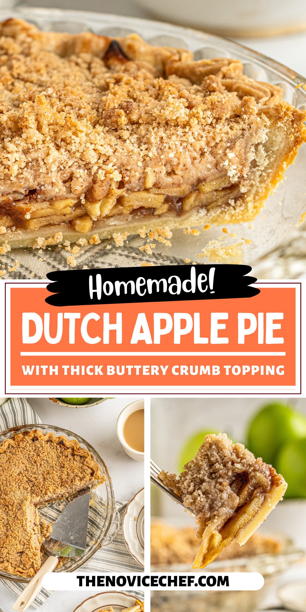 Best Dutch Apple Pie Recipe | The Novice Chef