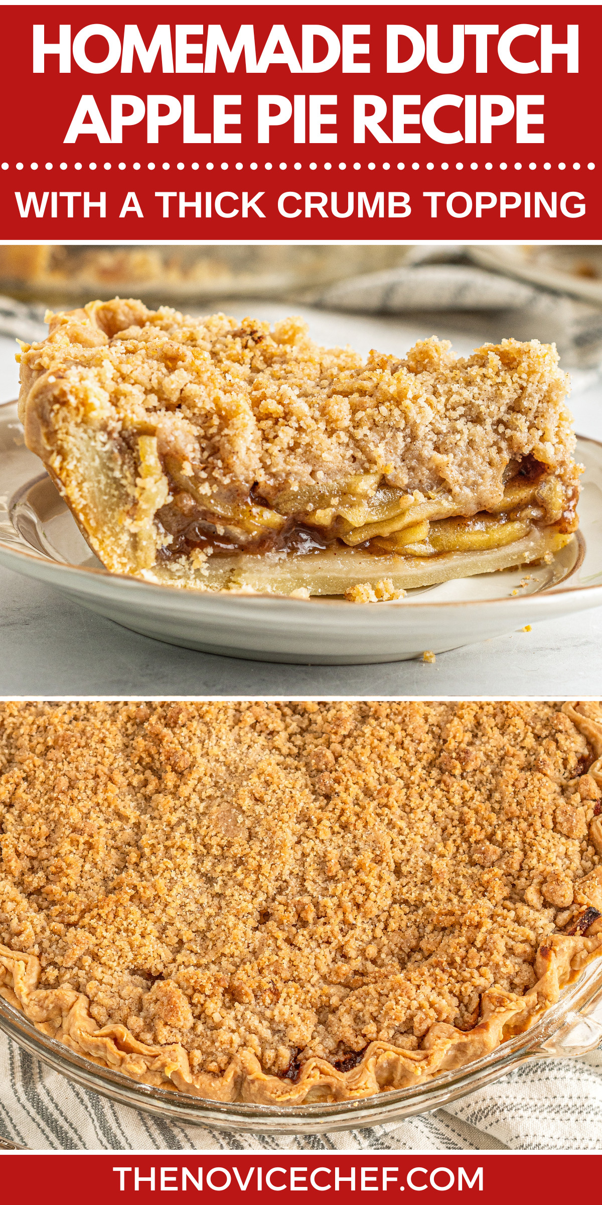 Best Dutch Apple Pie Recipe | The Novice Chef