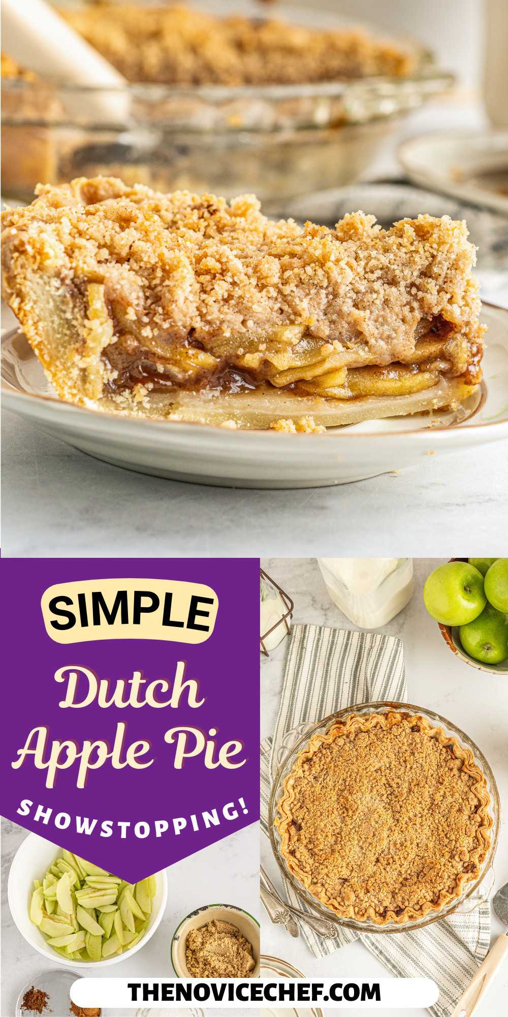 Best Dutch Apple Pie Recipe | The Novice Chef