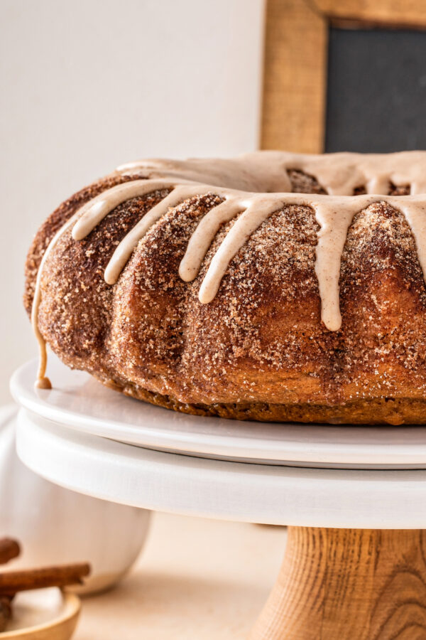 Pumpkin Donut Cake | The Novice Chef