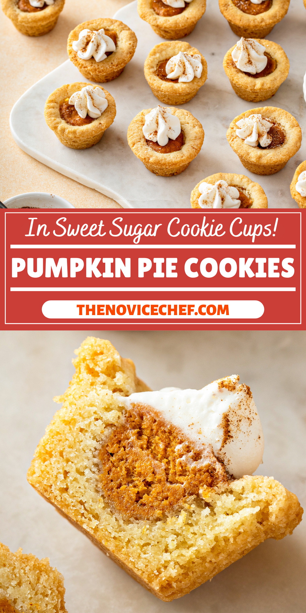 Easy Pumpkin Pie Cookies Recipe | The Novice Chef