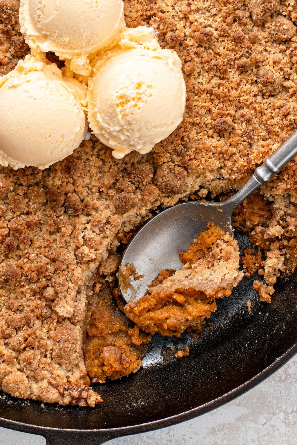 Sweet Potato Crumble - The Novice Chef