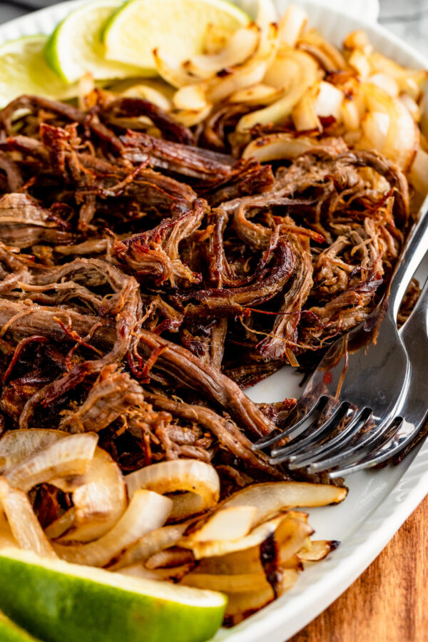 Vaca Frita (Crispy Shredded Beef) | The Novice Chef
