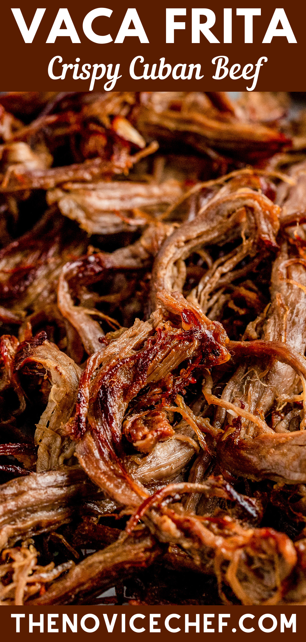Vaca Frita (Crispy Shredded Beef) | The Novice Chef