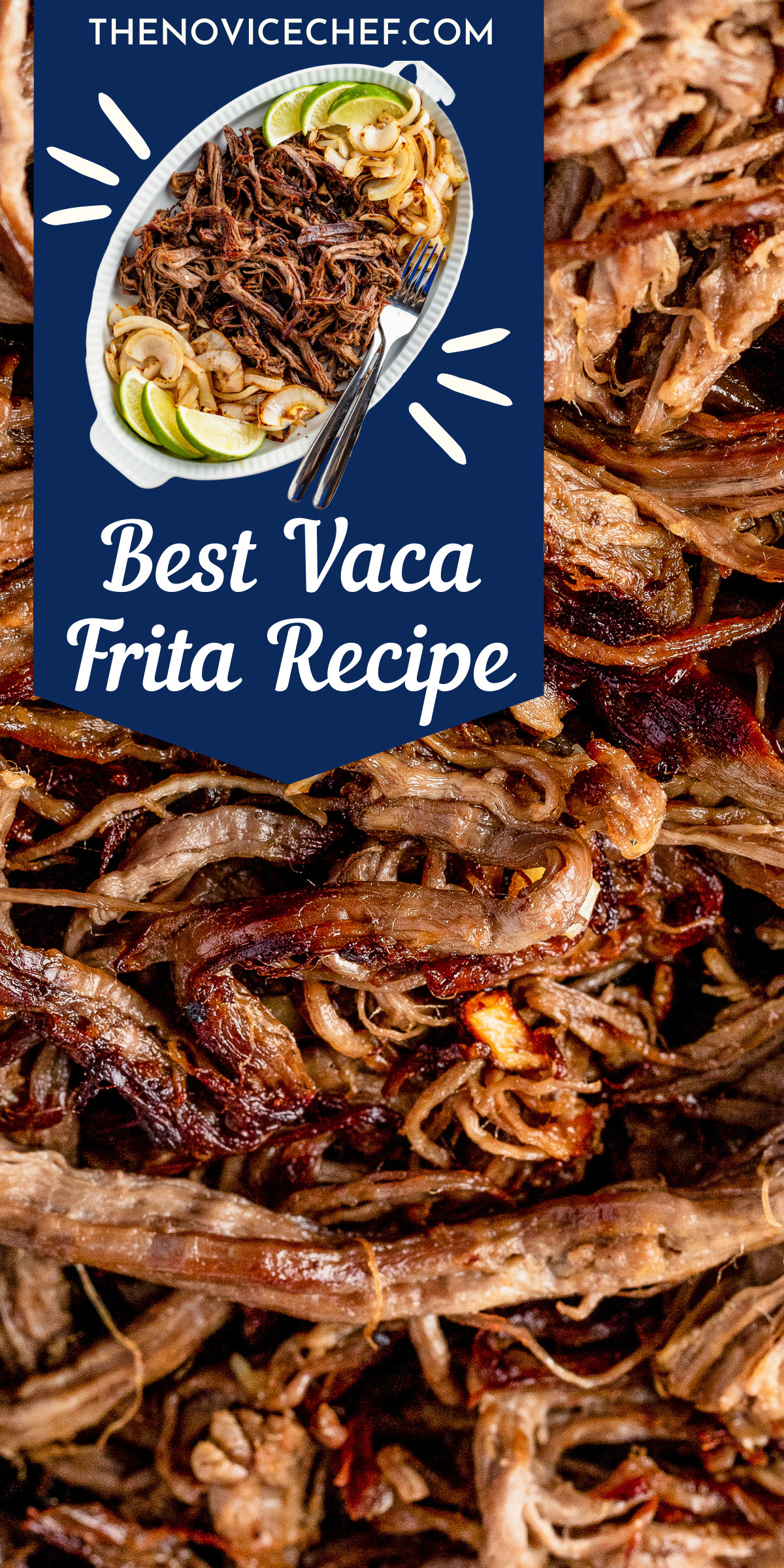 Vaca Frita (Crispy Shredded Beef) | The Novice Chef