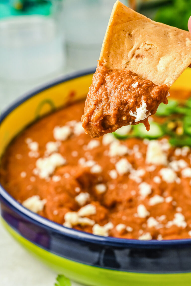 Frijoles Puercos (Mexican Bean Dip) | The Novice Chef