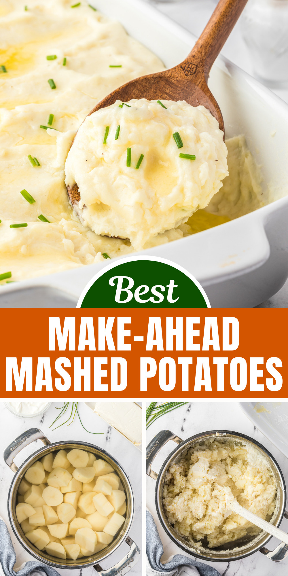 Creamy Make-Ahead Mashed Potatoes | The Novice Chef