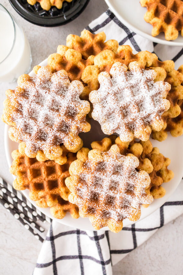 Vanilla Waffle Cookies Recipe | The Novice Chef