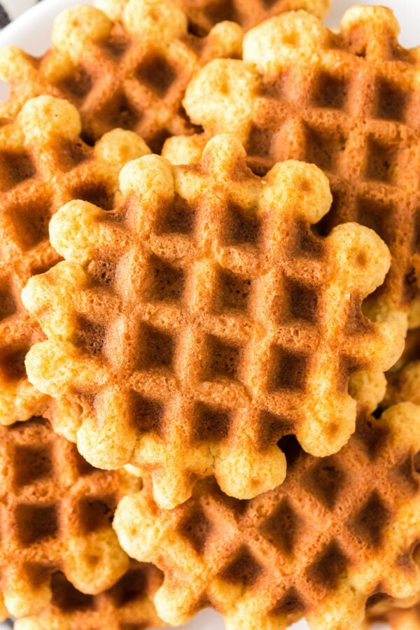 Vanilla Waffle Cookies Recipe | The Novice Chef