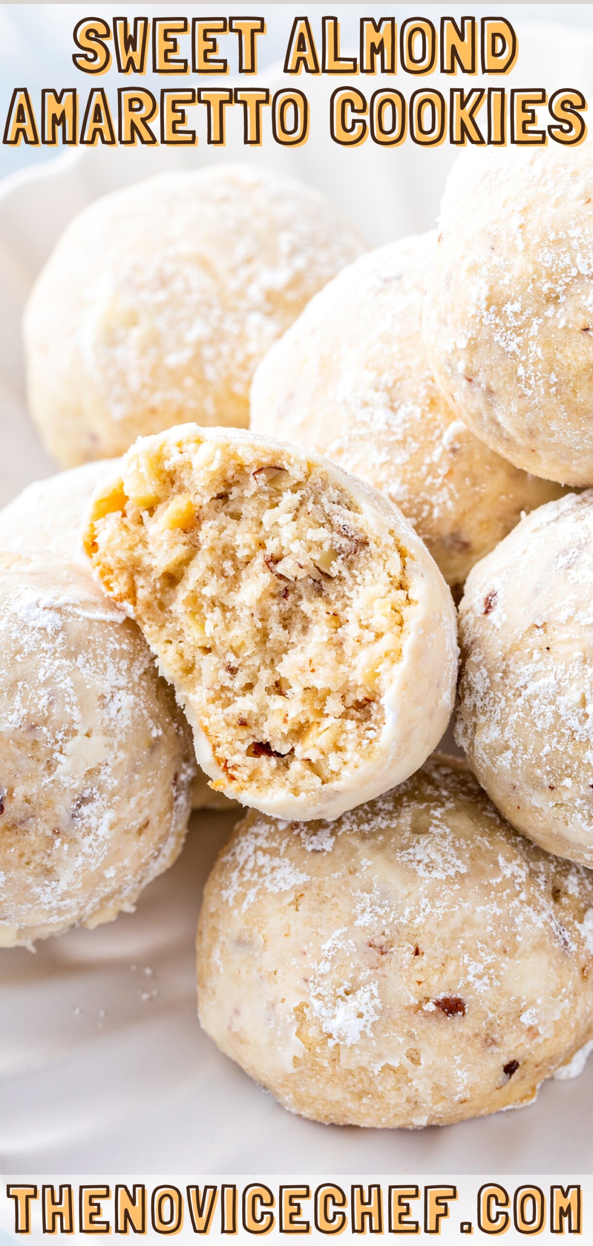 Almond Amaretto Cookies - The Novice Chef