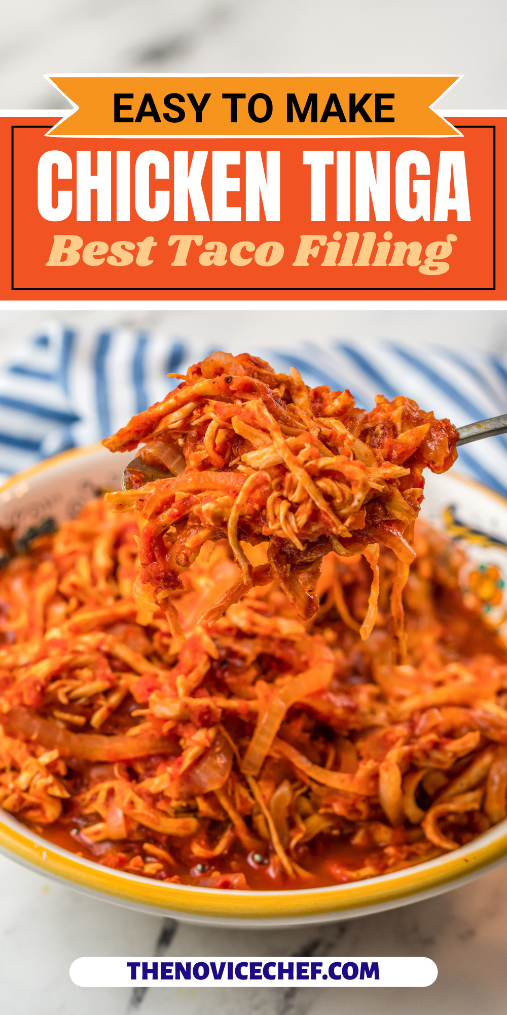 Chicken Tinga (TInga de Pollo) | The Novice Chef