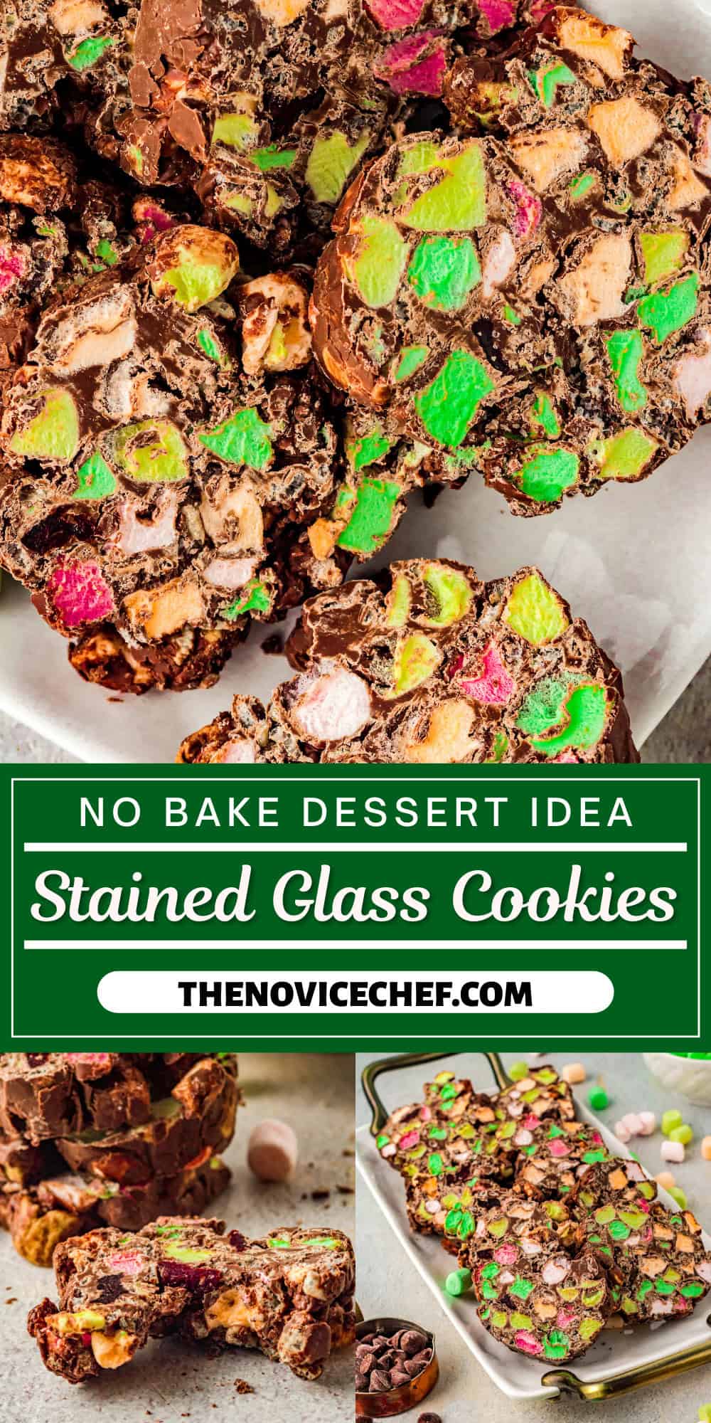 No-Bake Stained Glass Cookies | The Novice Chef