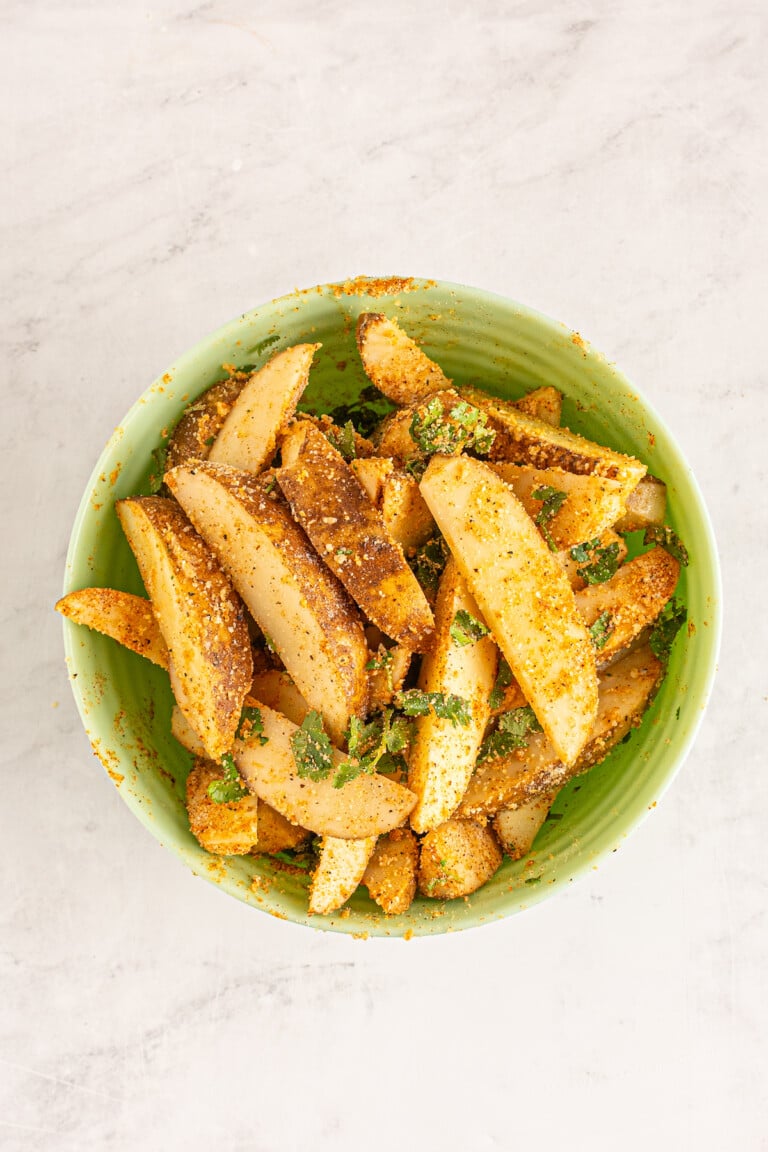 Crispy Baked Potato Wedges | The Novice Chef