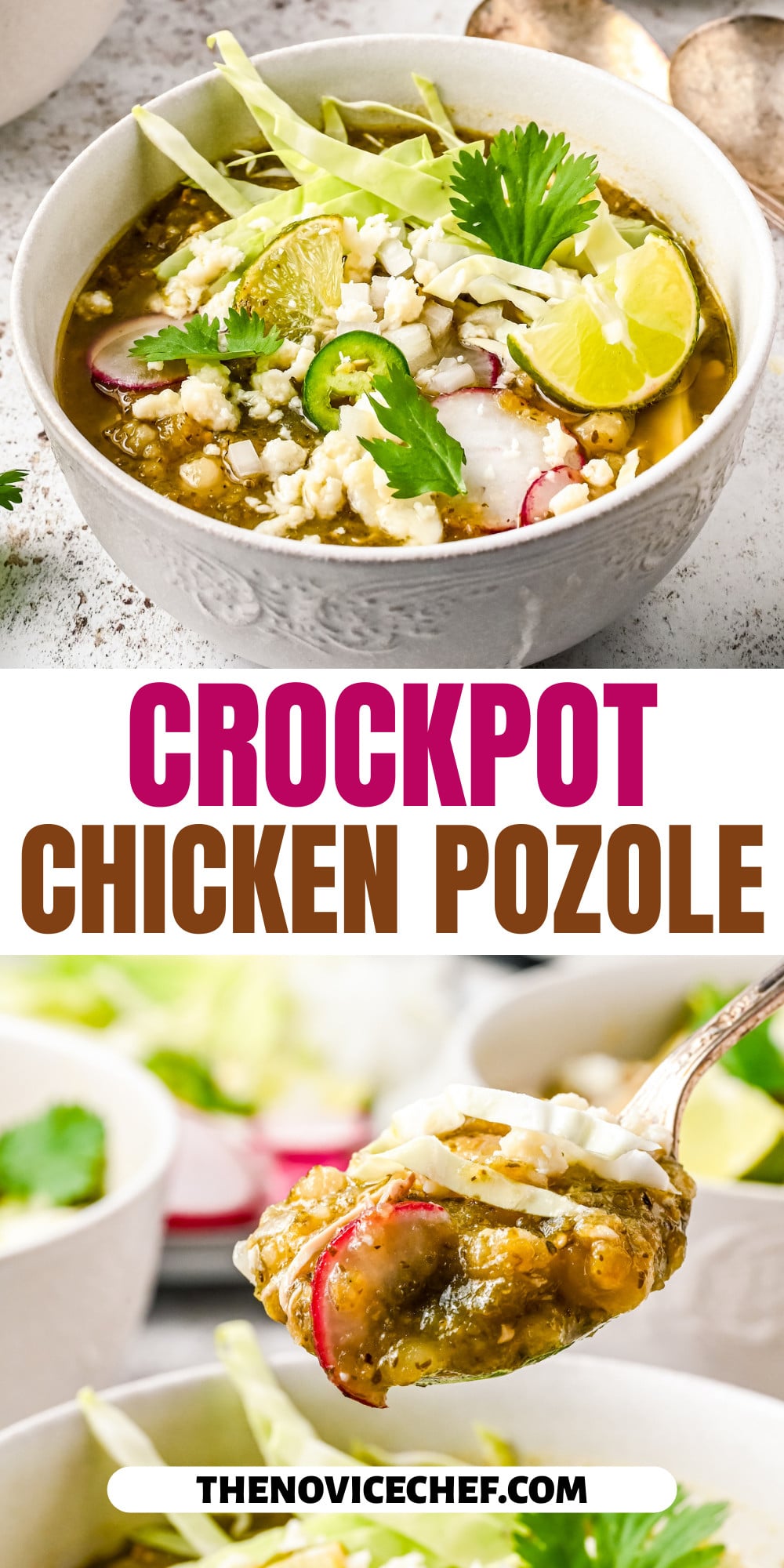 Crockpot Mexican Pozole Verde Recipe | The Novice Chef