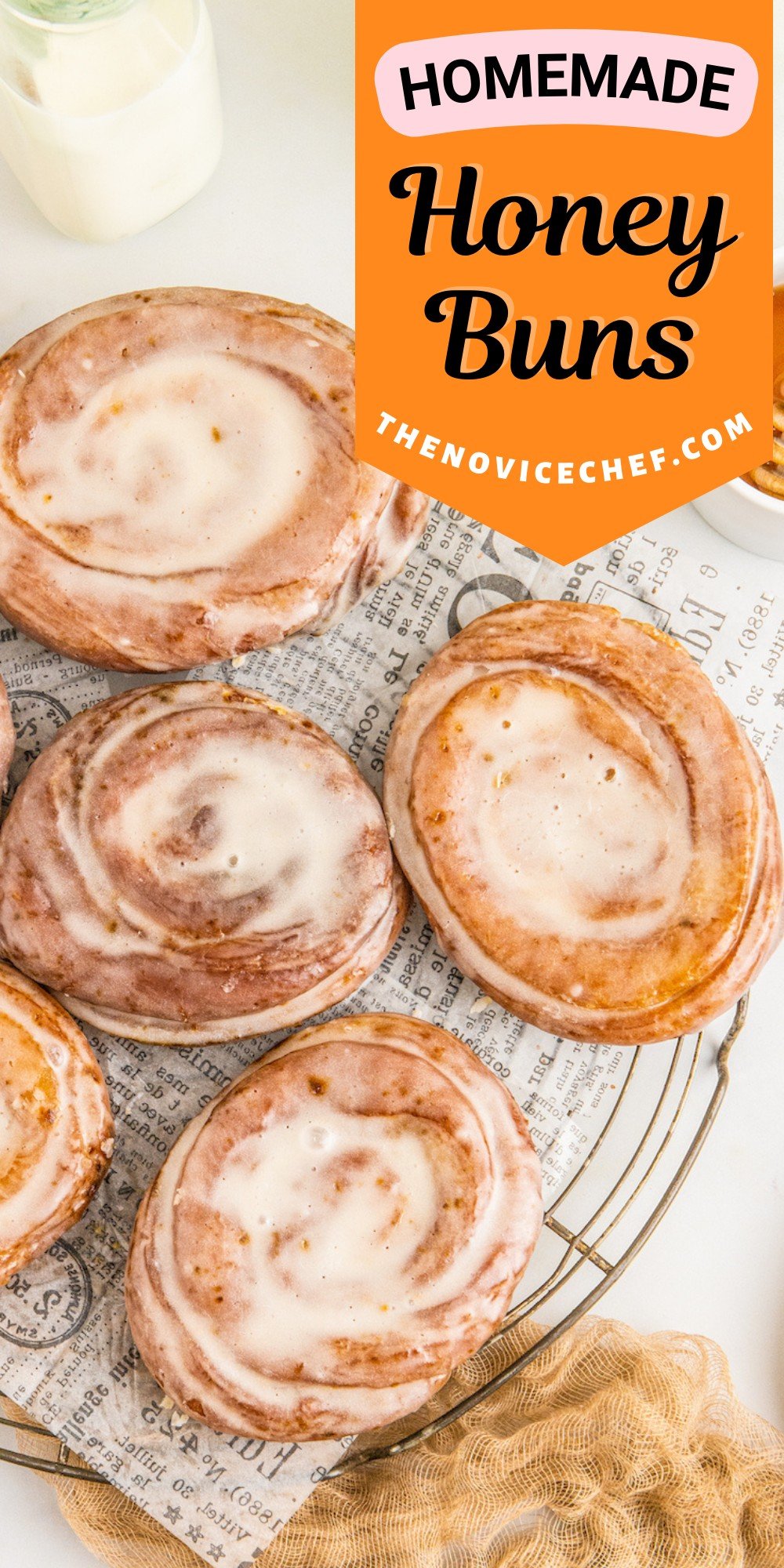 Homemade Honey Buns | The Novice Chef