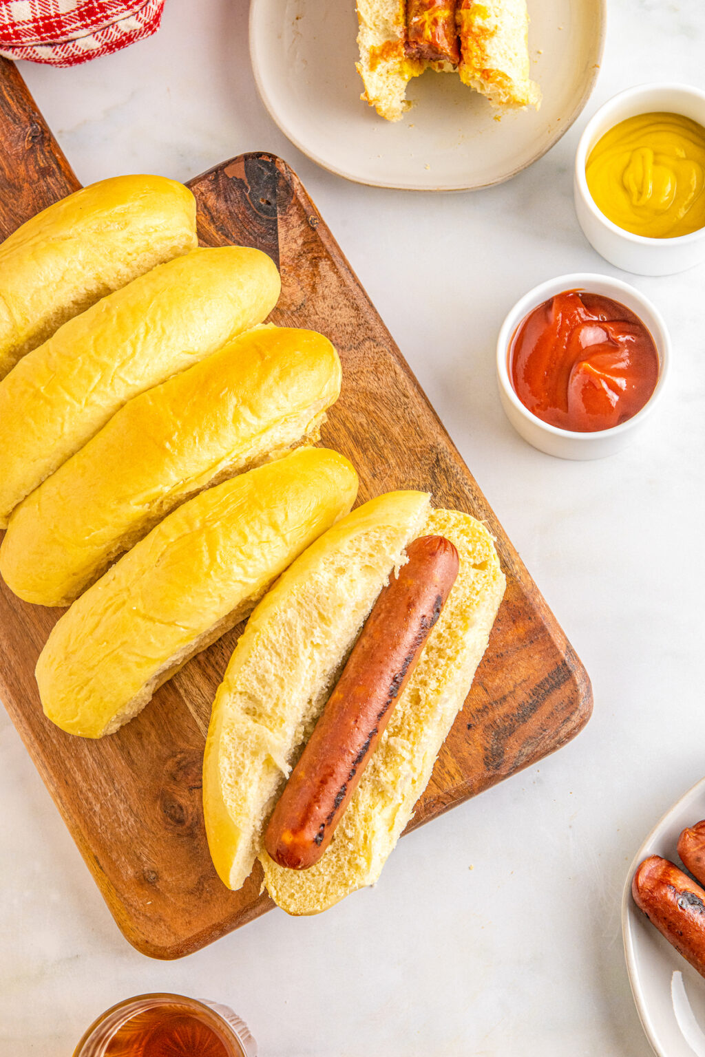 Homemade Hot Dog Buns | The Novice Chef