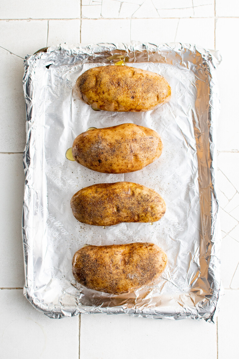 Loaded Baked Potato Recipe | The Novice Chef