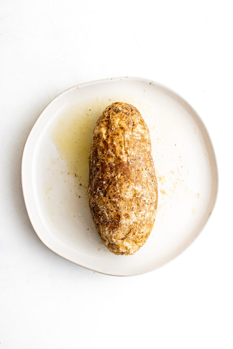 Microwave Baked Potato | The Novice Chef