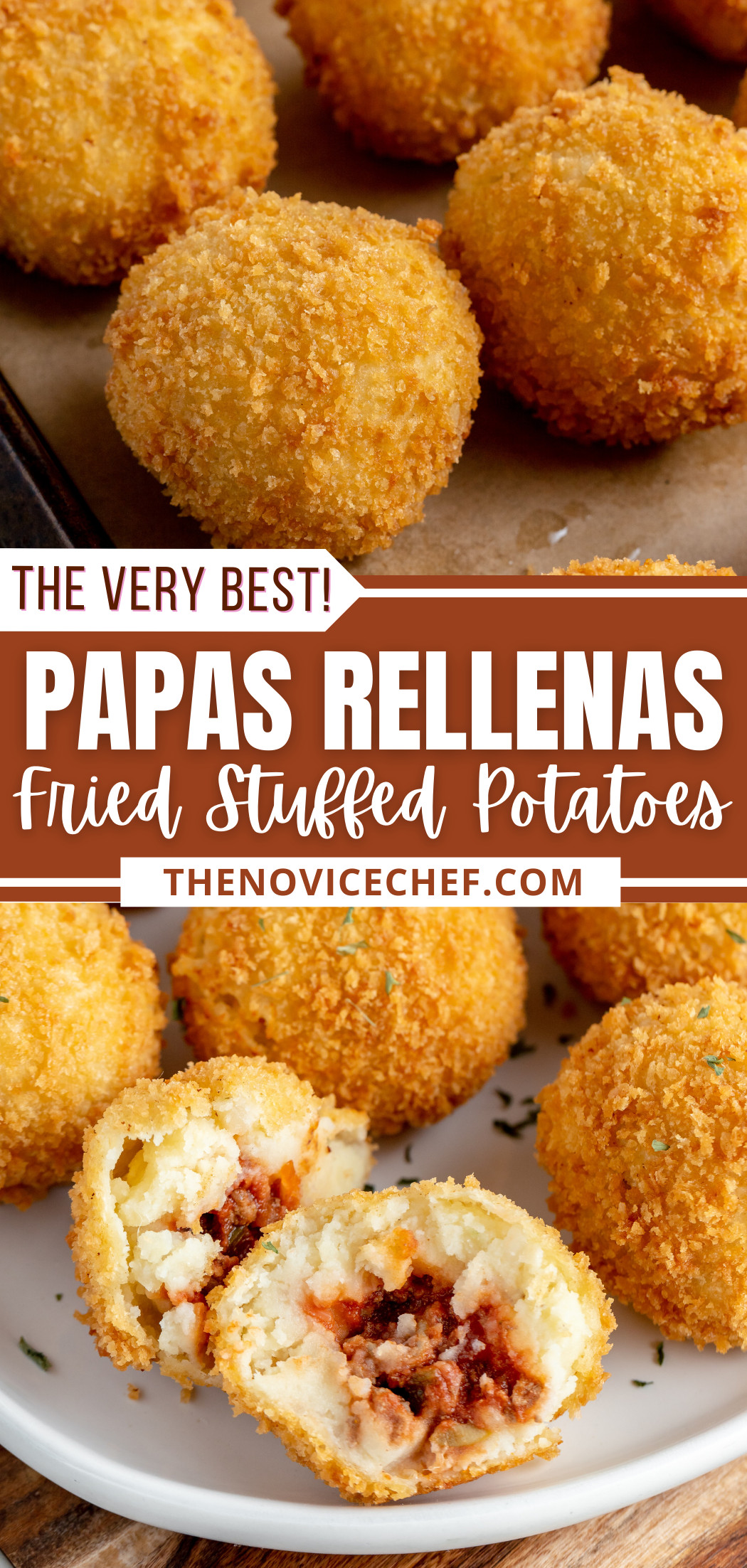 Papas Rellenas (Stuffed Potatoes) | The Novice Chef