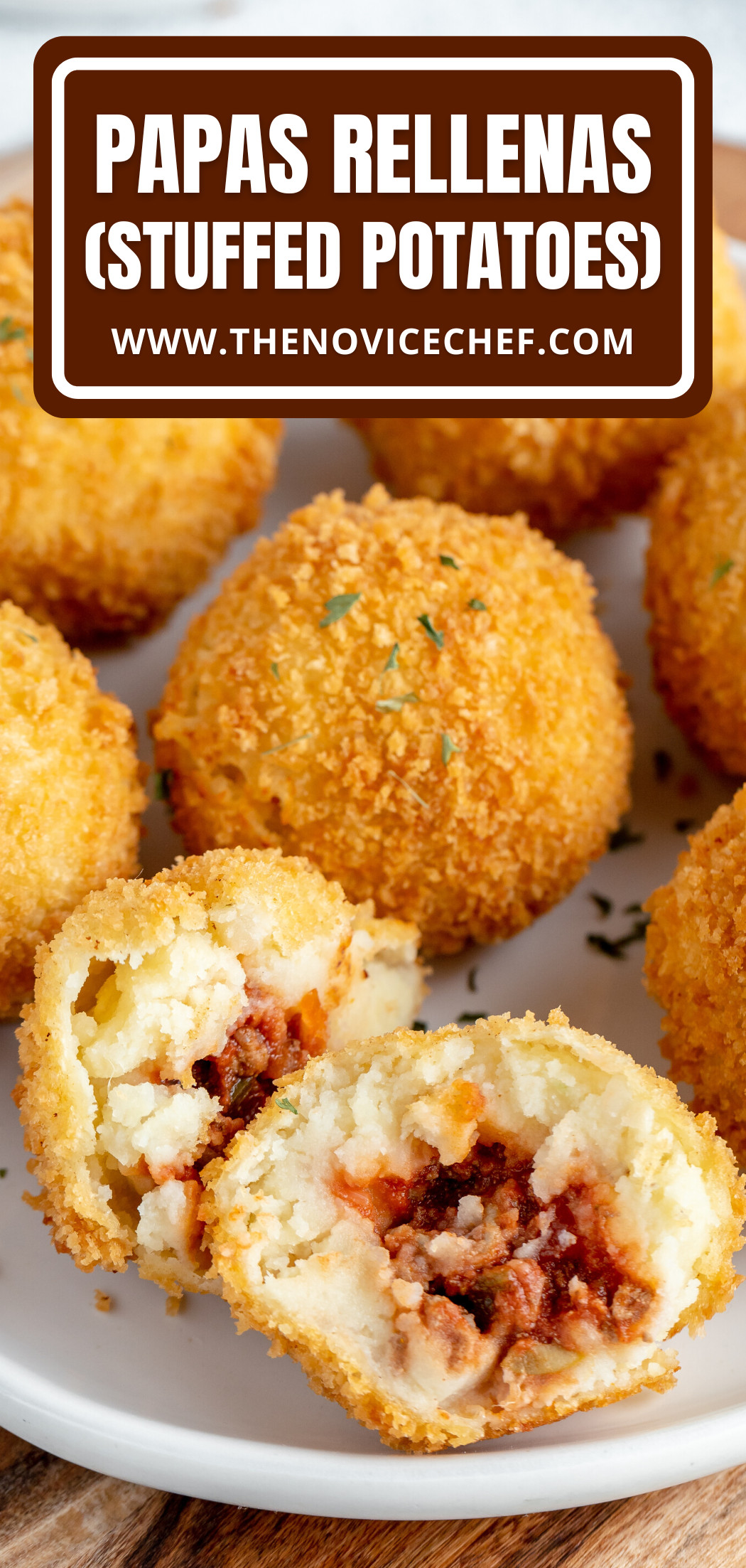 Papas Rellenas (Stuffed Potatoes) | The Novice Chef