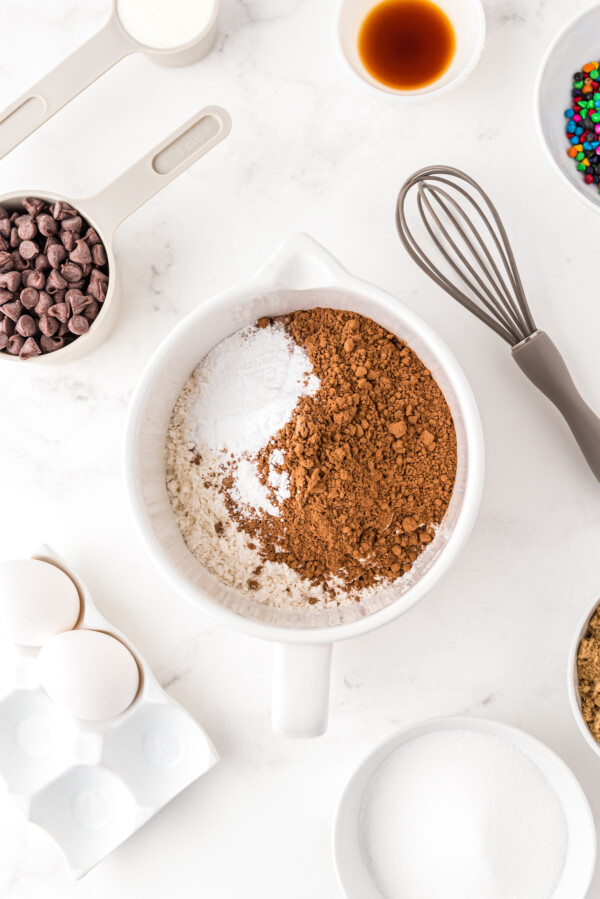 Cosmic Brownie Crumbl Cookie Recipe | The Novice Chef