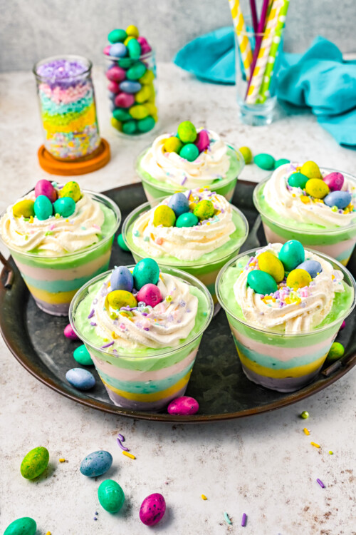 Easter Jello Parfait | The Novice Chef