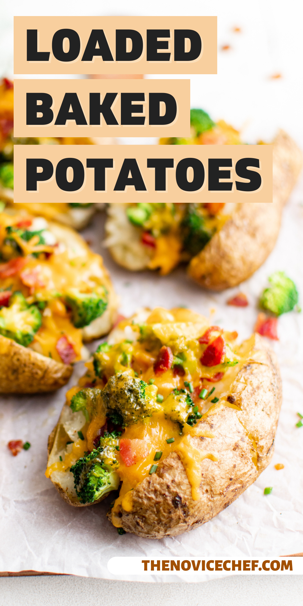 Loaded Baked Potato Recipe | The Novice Chef