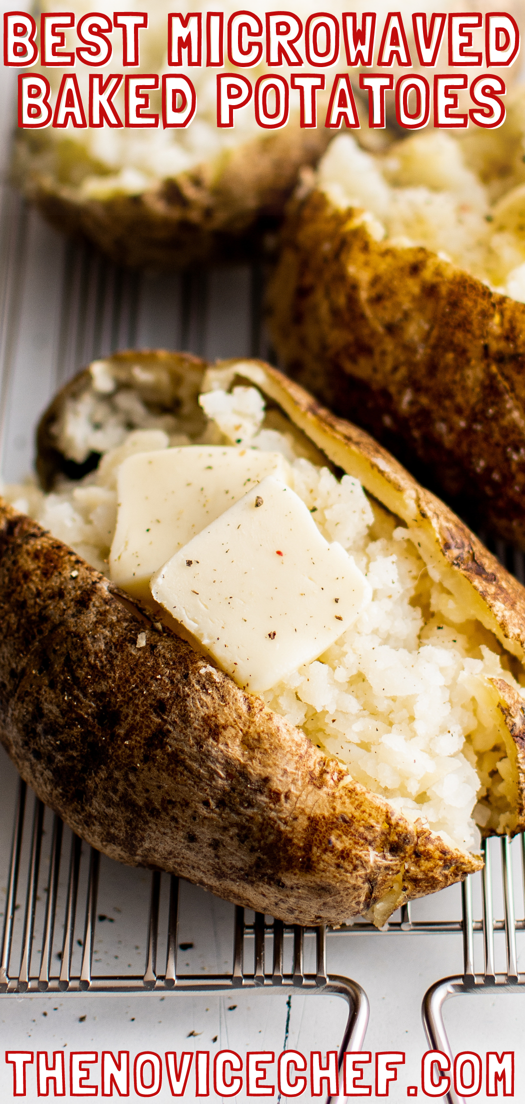 Microwave Baked Potato | The Novice Chef