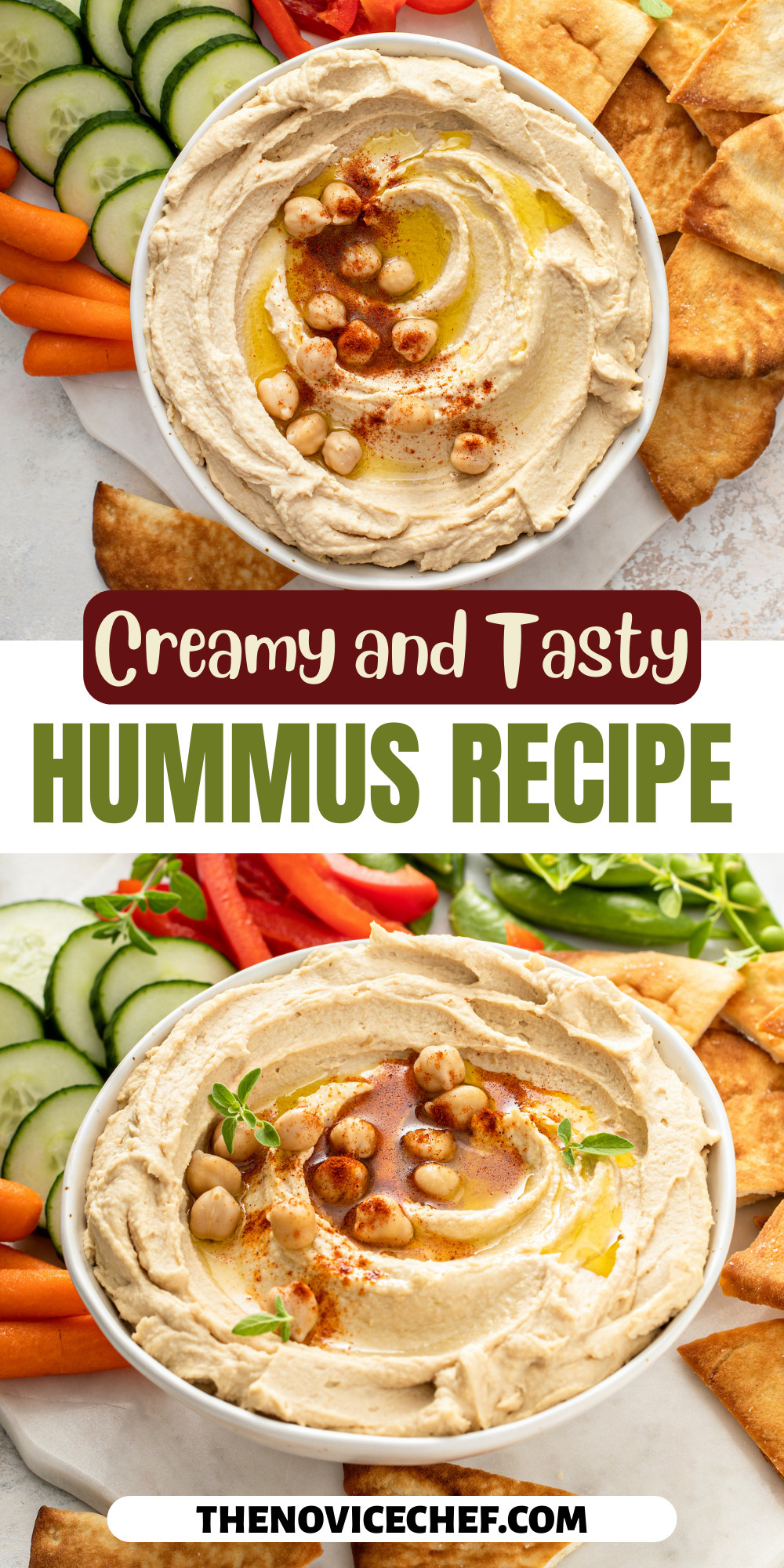 Easy Hummus Recipe | The Novice Chef