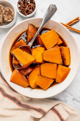 Camote con Dulce Recipe | Mexican Candied Sweet Potatoes