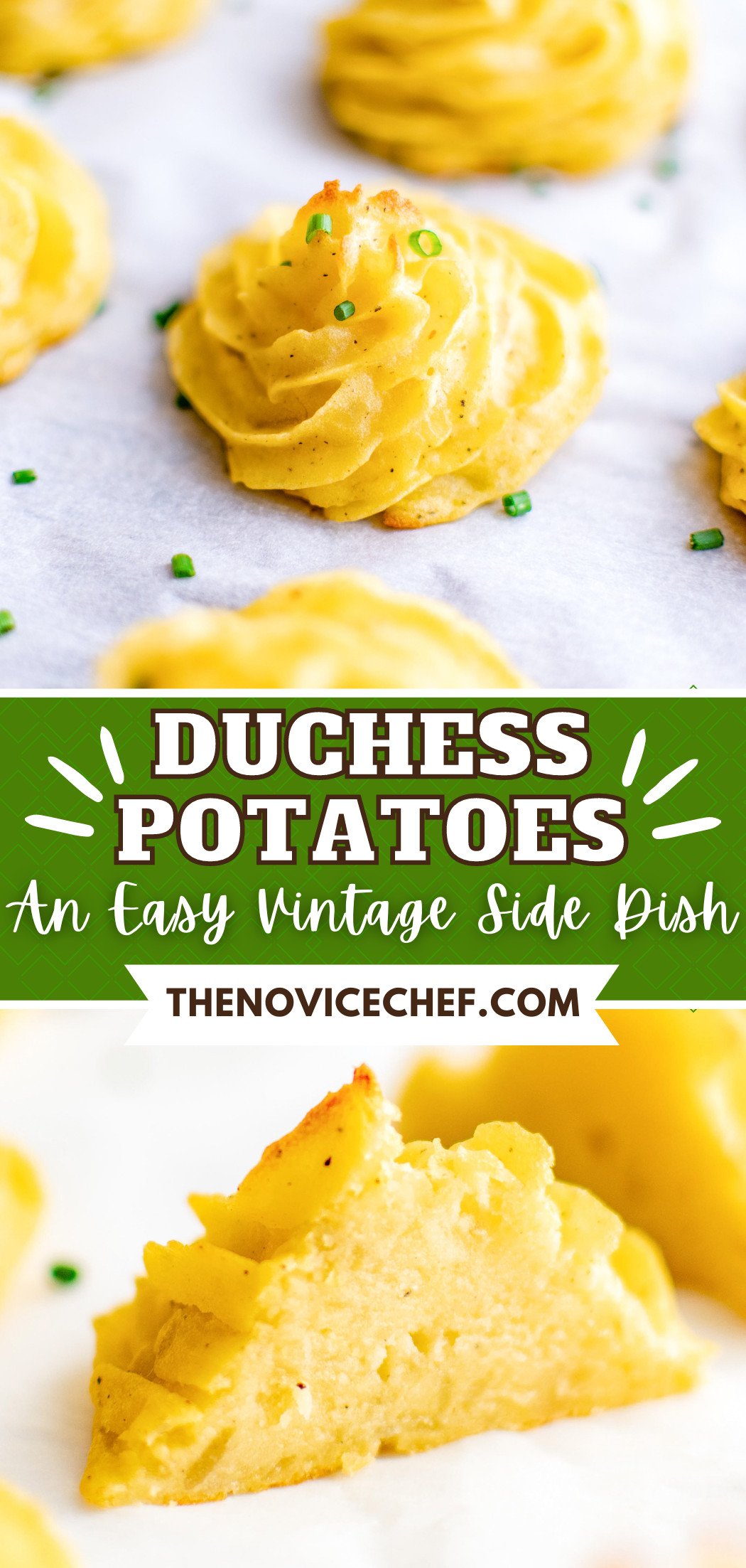Duchess Potatoes Recipe | The Novice Chef
