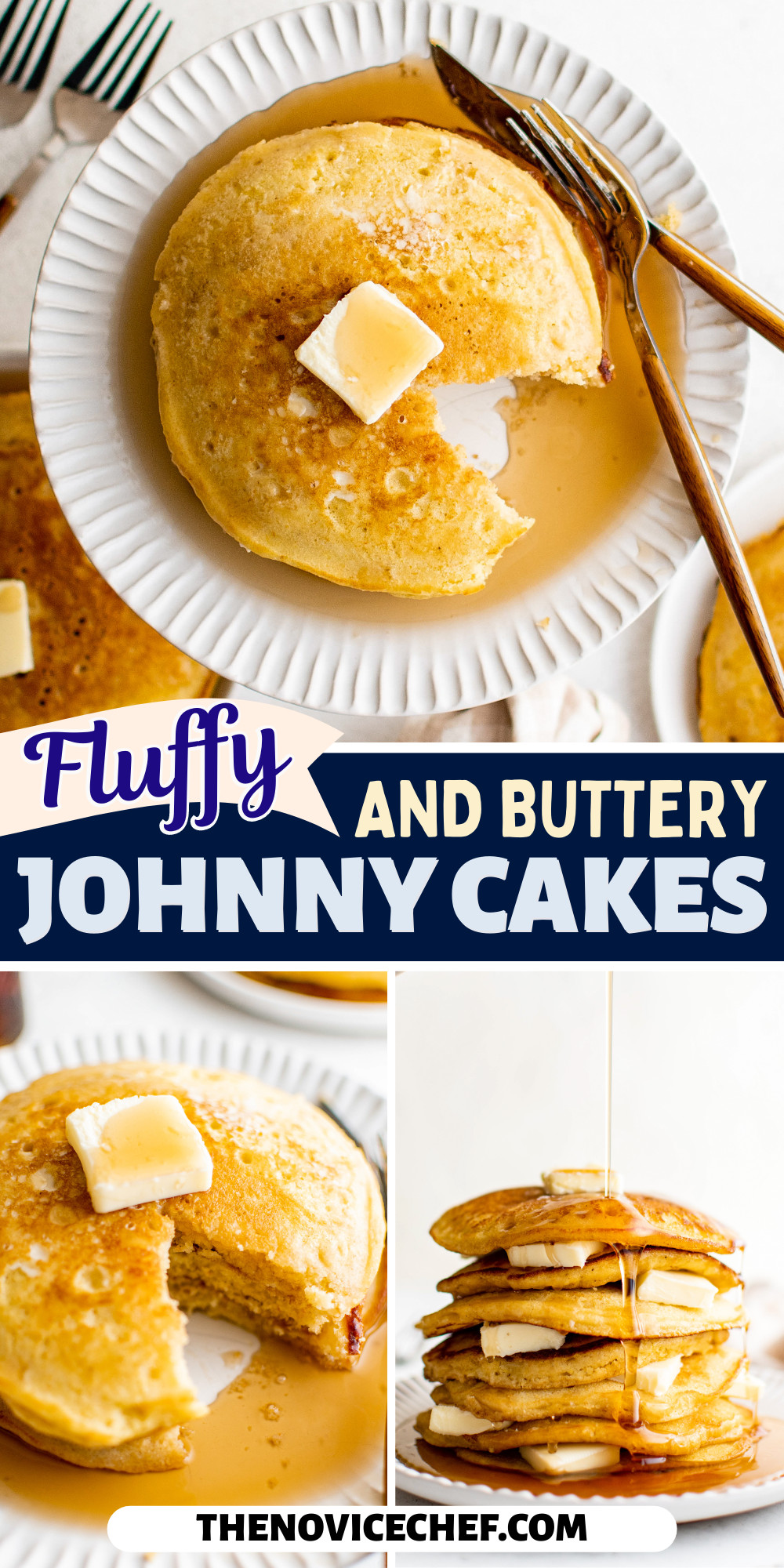 Johnny Cakes (Hoe Cakes) | The Novice Chef