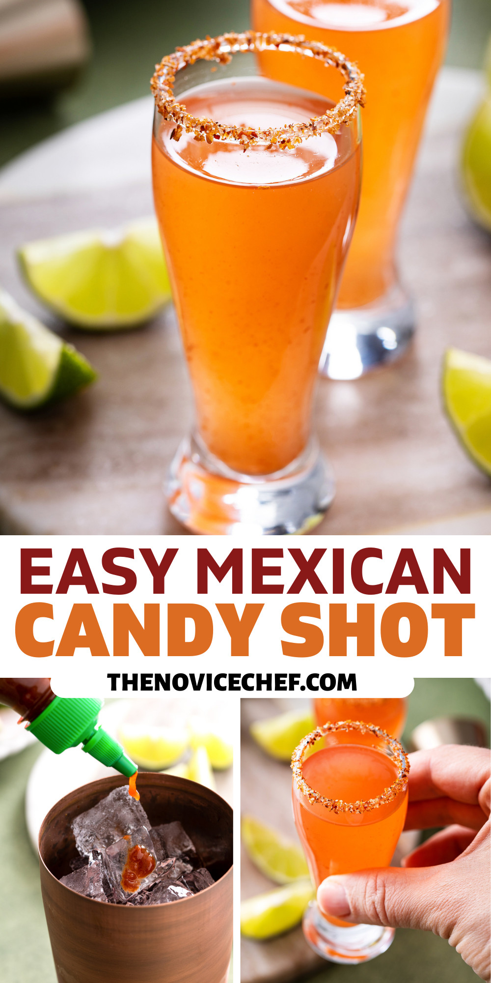 Mexican Candy Shot (Paleta Shot) | The Novice Chef