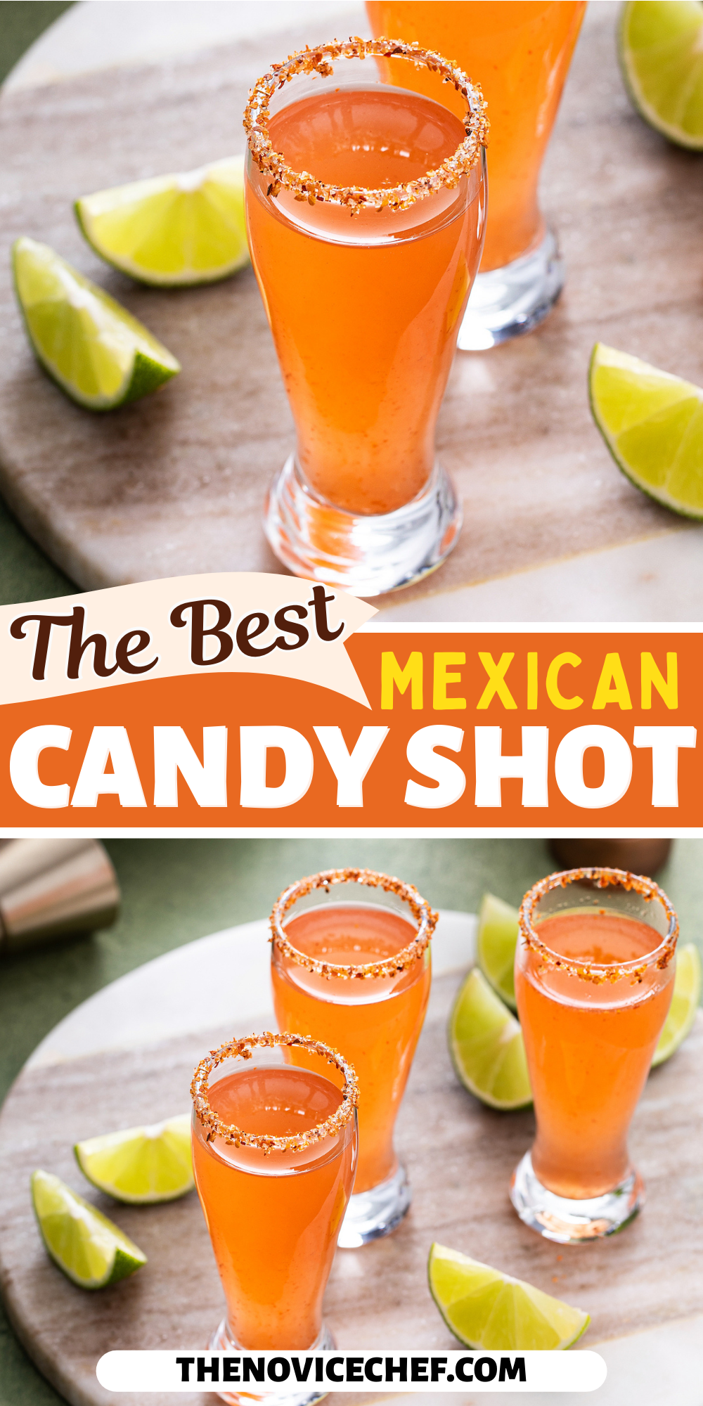 Mexican Candy Shot (Paleta Shot) | The Novice Chef