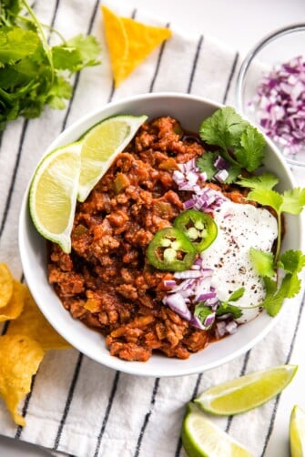 Texas Chili Recipe | The Novice Chef