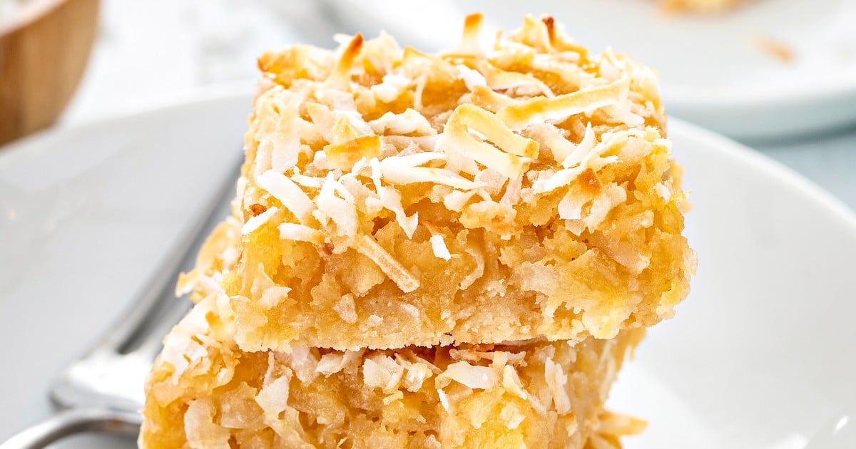 Pineapple Coconut Bars | The Novice Chef