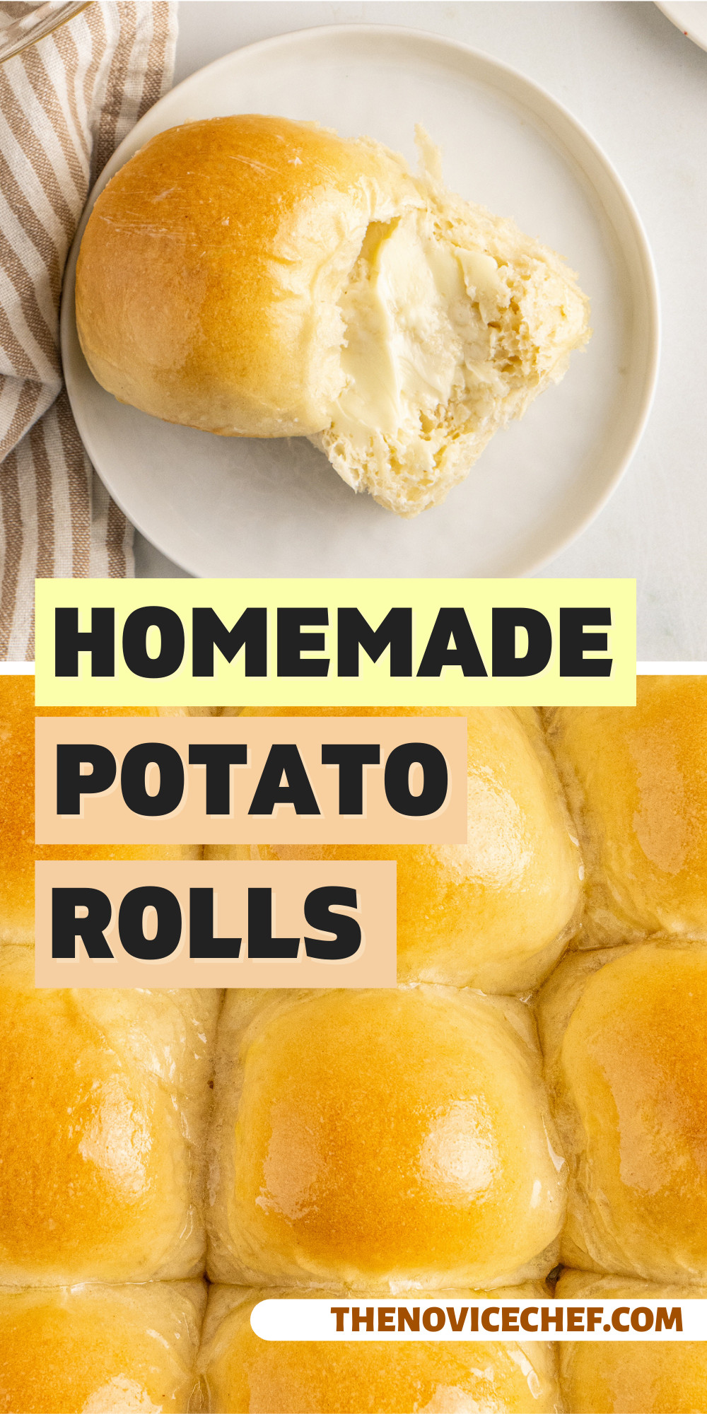 Potato Rolls | The Novice Chef