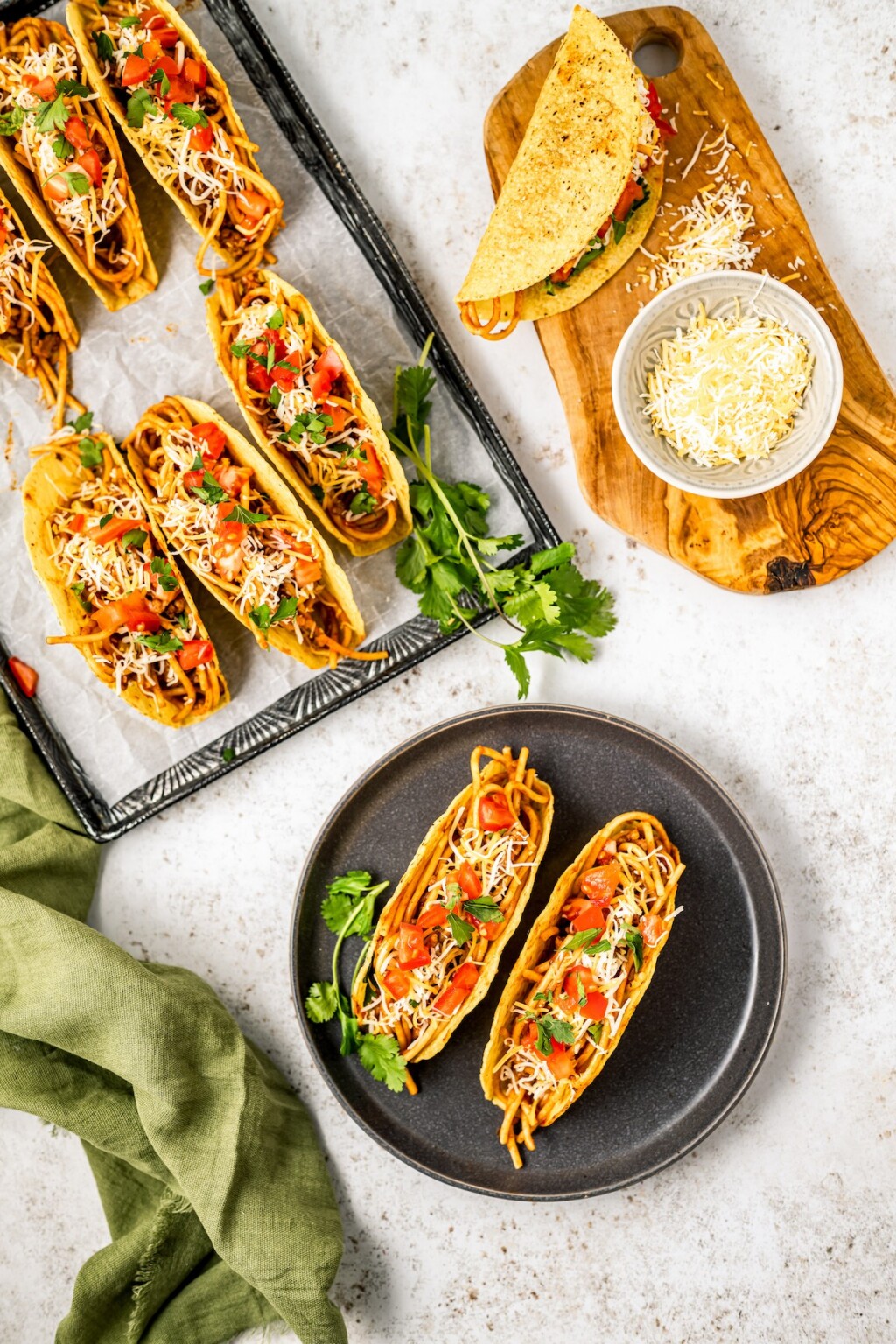 Spaghetti Tacos | The Novice Chef